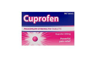 Cuprofen Maximum Strength 400mg Tablets 96 Tablets