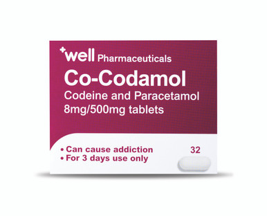 Well Co-Codamol Tablets 32s | Well Pharmacy