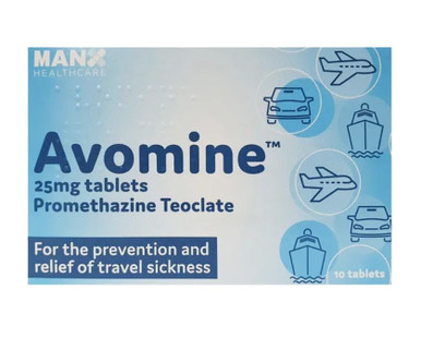 Avomine 25mg Tablets 10s
