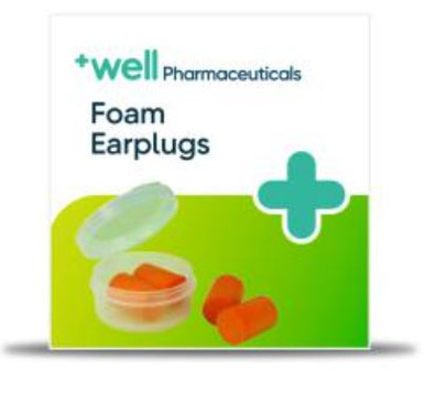Well Foam Ear Plugs x 2