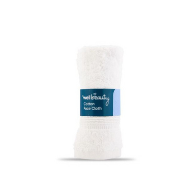 Well Egyptian Face Cloth White