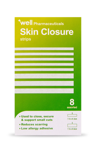 Well Skin Closure Strips 8 Pack