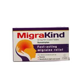 Migrakind Fast Acting Tablets 50mg 2s | Well Pharmacy
