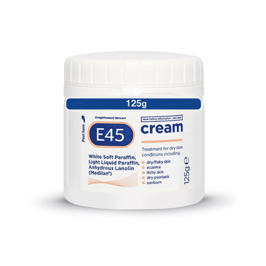 E45 Moisturiser Cream Tub 125g