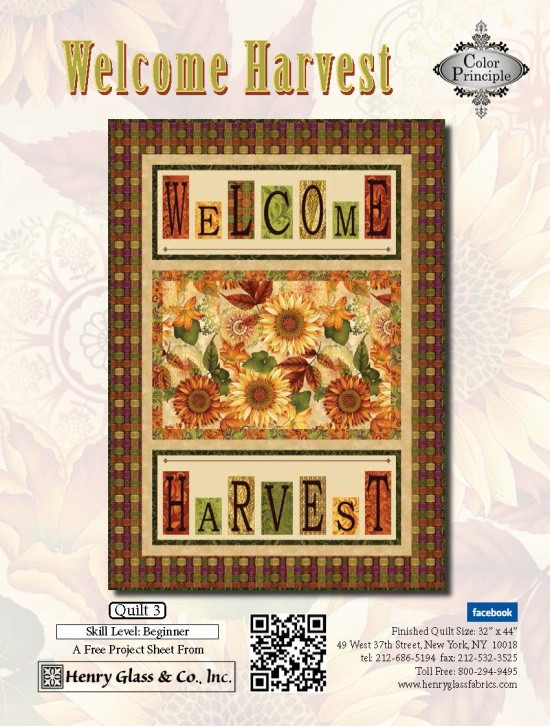 Harvest Hill Quilt Pattern - Henry Glass Fabrics