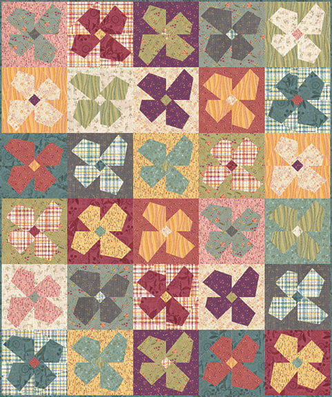 Blooms Quilt - Henry Glass Fabrics