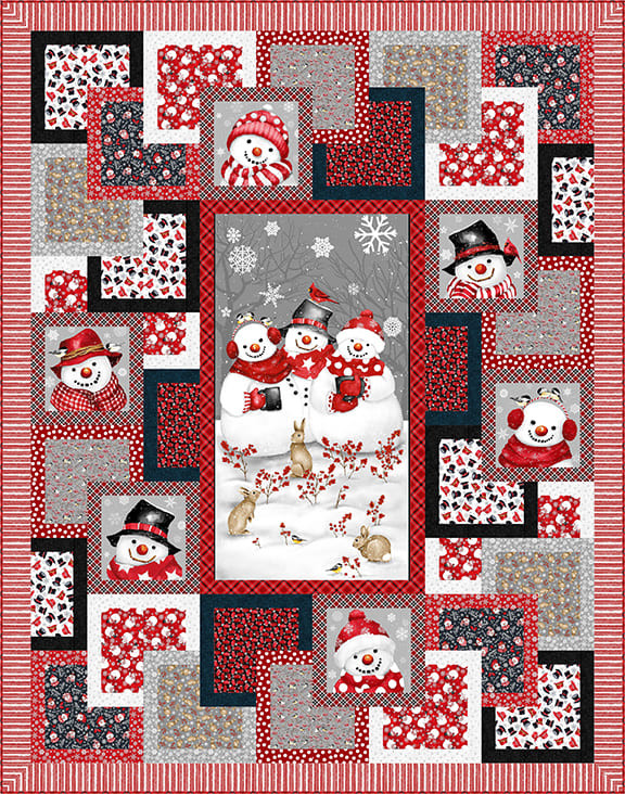 Flurry Friends Quilt #1 - Henry Glass Fabrics