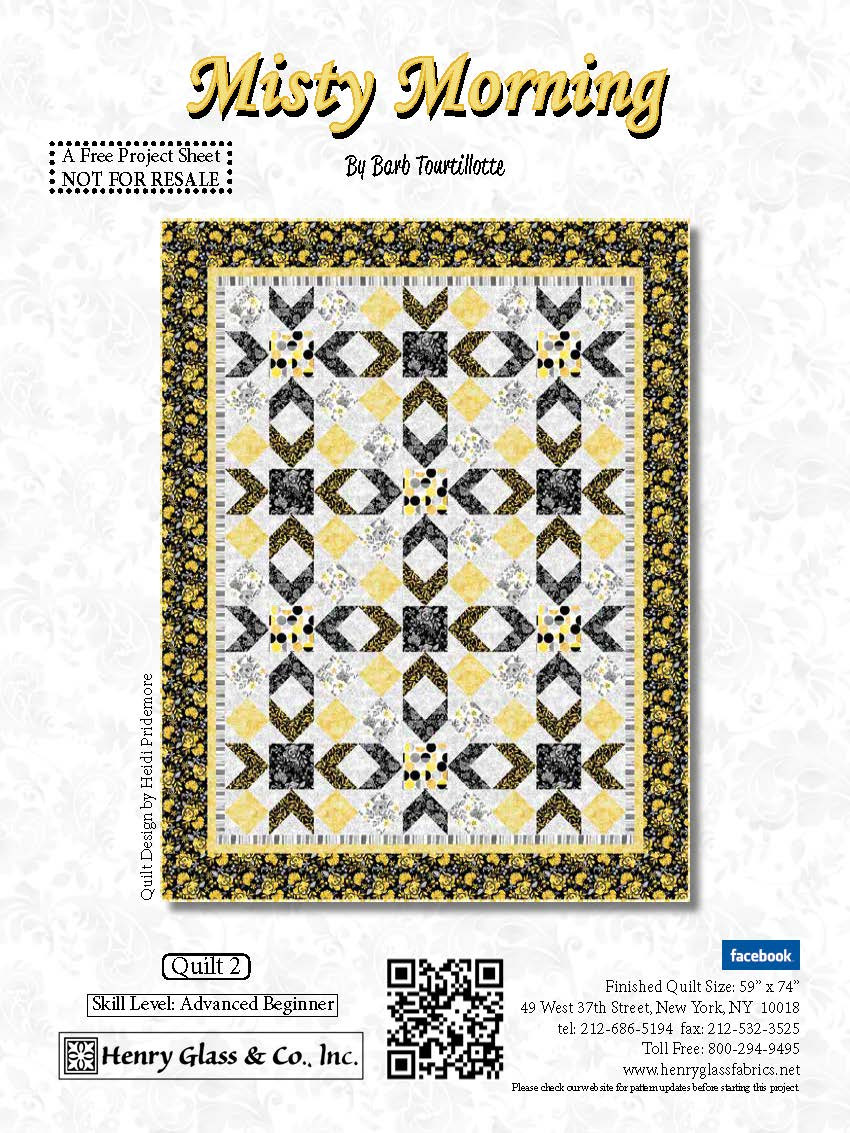 Misty Morning Quilt #2 - Henry Glass Fabrics
