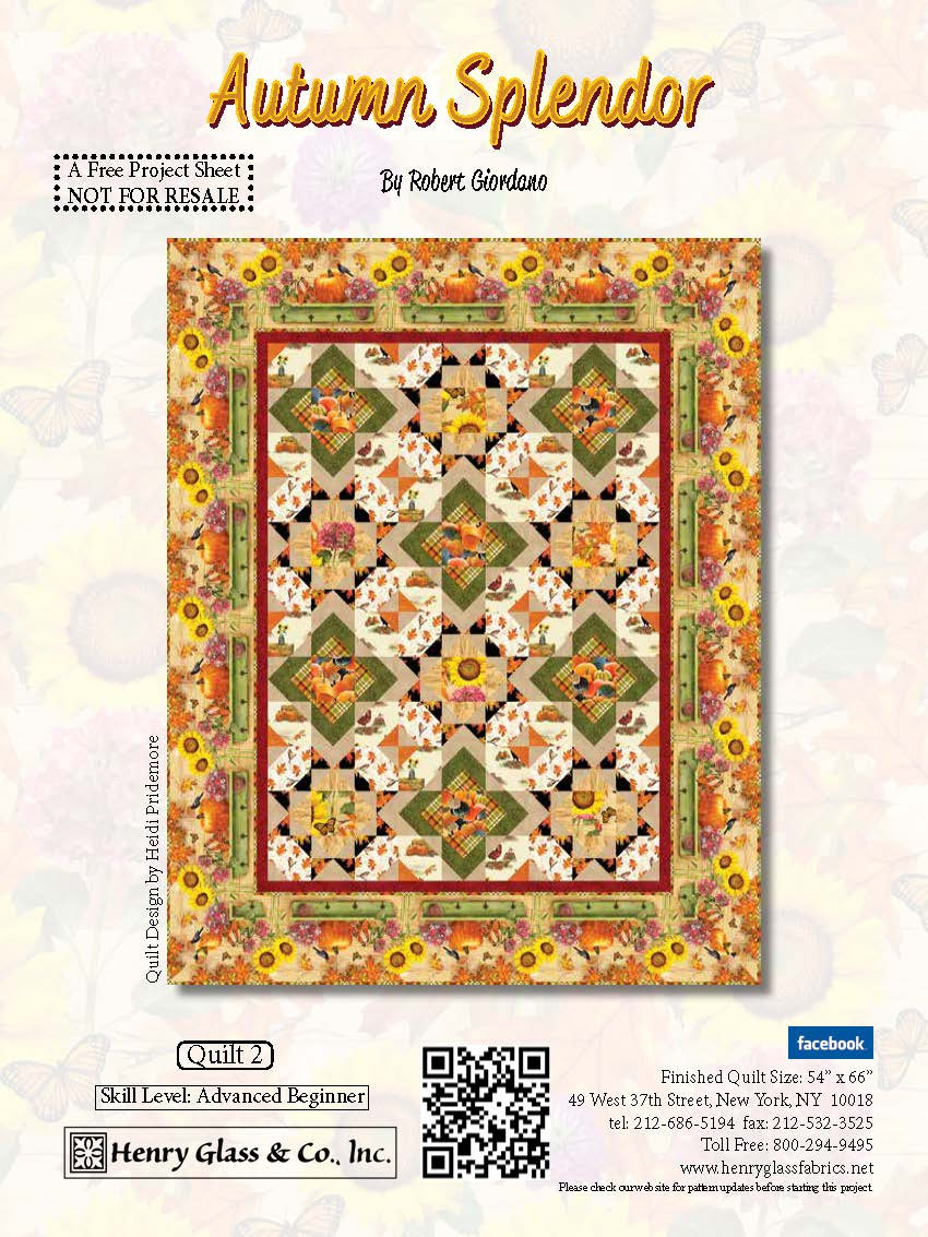 Autumn Splendor Quilt #2 - Henry Glass Fabrics