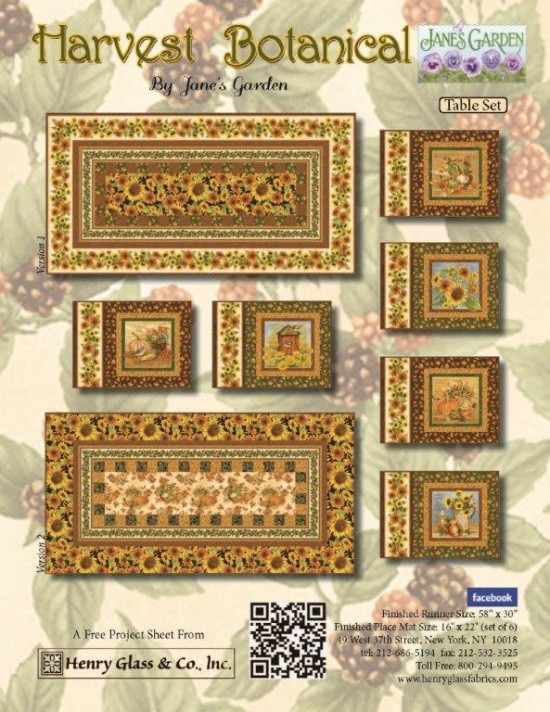 Harvest Botanical- Table Set , Projects, Henry Glass & Co., Inc.