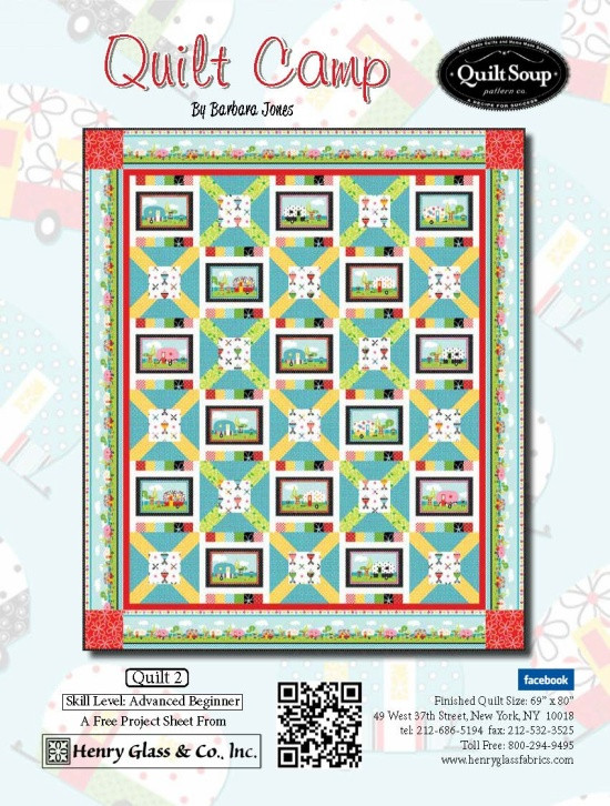 Quilt Camp- Quilt 2 , Projects, Henry Glass & Co., Inc.