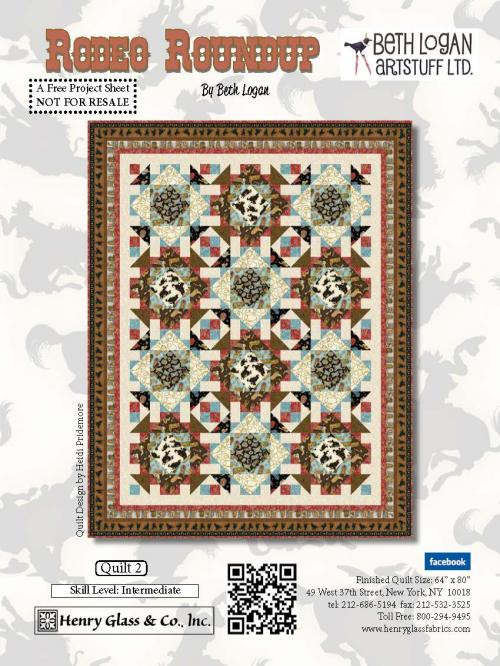 Rodeo Roundup Quilt #2 , Projects, Henry Glass & Co., Inc.