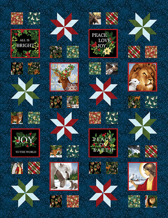 Farmer's Stardust Quilt - Henry Glass Fabrics