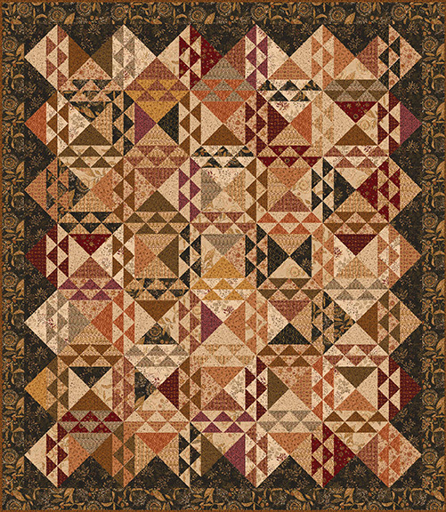 Oak and Maple - Autumn Waves Quilt - Henry Glass Fabrics