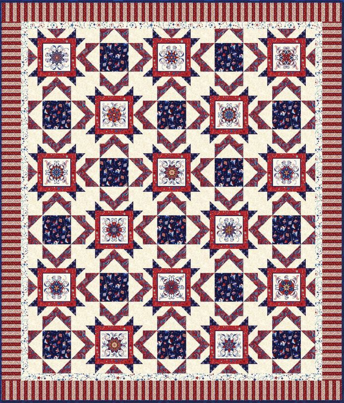 Liberty Hill Quilt #2 - Henry Glass Fabrics