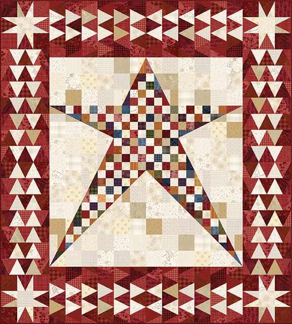 Flossie's Flowers - Stellar Quilt - Henry Glass Fabrics