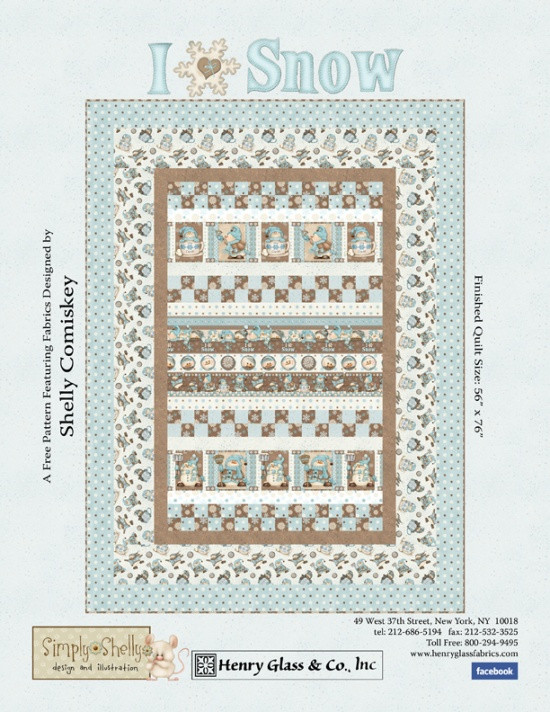 I Love Snow By Shelly Comiskey , Projects, Henry Glass & Co., Inc.