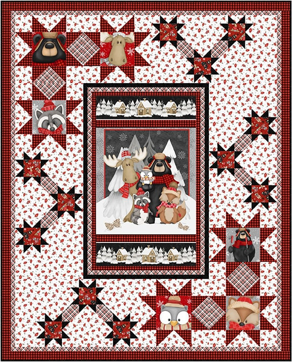 Pinecone Ridge Lodge - Make A Wish Quilt - Henry Glass Fabrics
