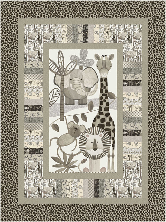 Jungle Romp - Fences Quilt - Henry Glass Fabrics