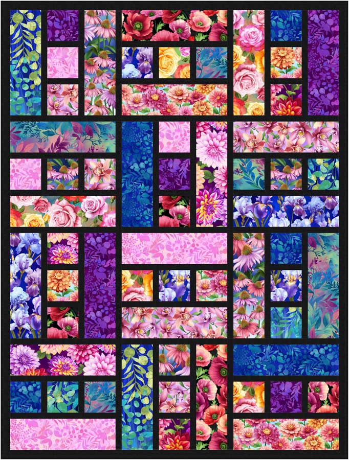 Blissful Blooms - Blessings Quilt - Henry Glass Fabrics