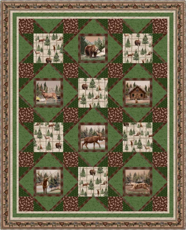 Majestic Mountainside - Crossing Paths Quilt - Henry Glass Fabrics
