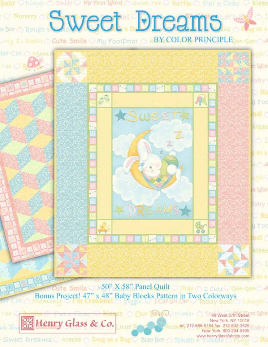 Sweet Dreams by Color Principle , Projects, Henry Glass & Co., Inc.