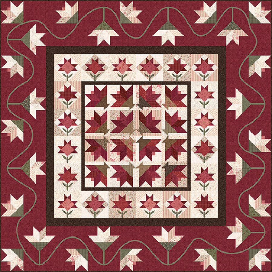 Hearth & Home - Round Robin Quilt - Henry Glass Fabrics