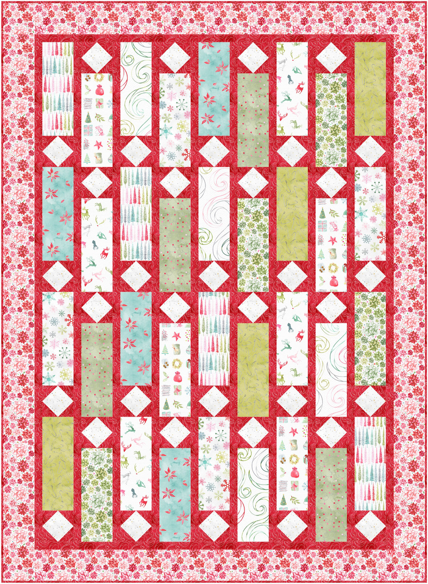 Christmas in Color - Punctuation Quilt - Henry Glass Fabrics