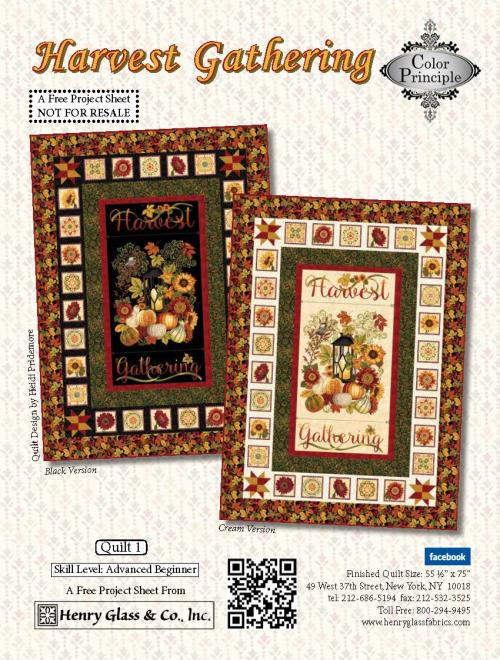 Harvest Hill Quilt Pattern - Henry Glass Fabrics