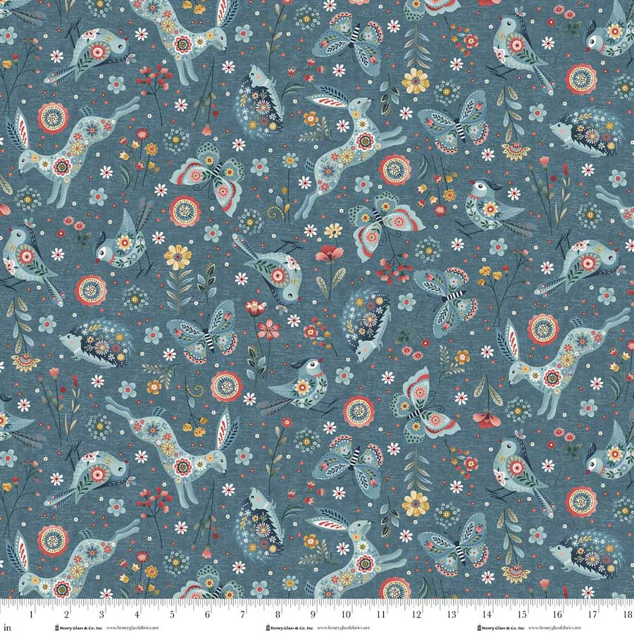 Fabric Lines - In Shops Now - Norwegian Forest - Henry Glass Fabrics