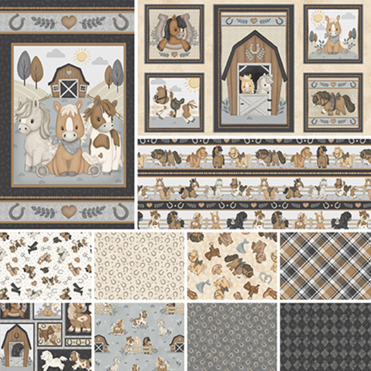 Fabric Lines - What’s New - *Tiny Trots - Henry Glass Fabrics