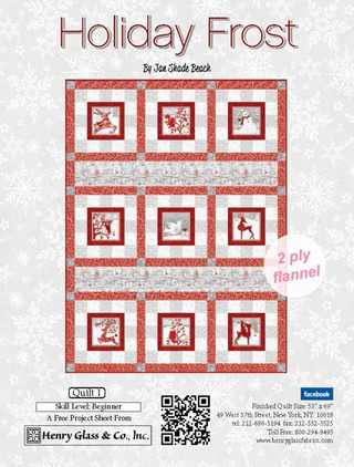 Winter Frost- Panel Pattern Quilt , Projects, Henry Glass & Co., Inc.
