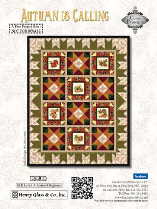 Autumn is Calling Quilt #2 - Henry Glass Fabrics