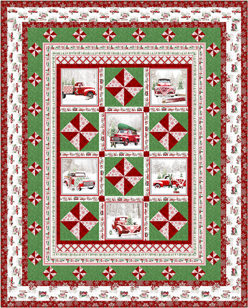 Tailgate Traditions - Large Throw Quilt - Henry Glass Fabrics