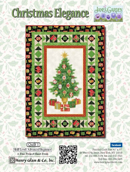 Christmas Elegance- Quilt 1 , Projects, Henry Glass & Co., Inc.
