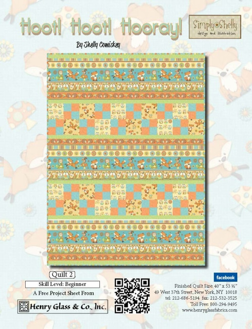 Hoot Hoot Hooray!- Quilt 2 , Projects, Henry Glass & Co., Inc.