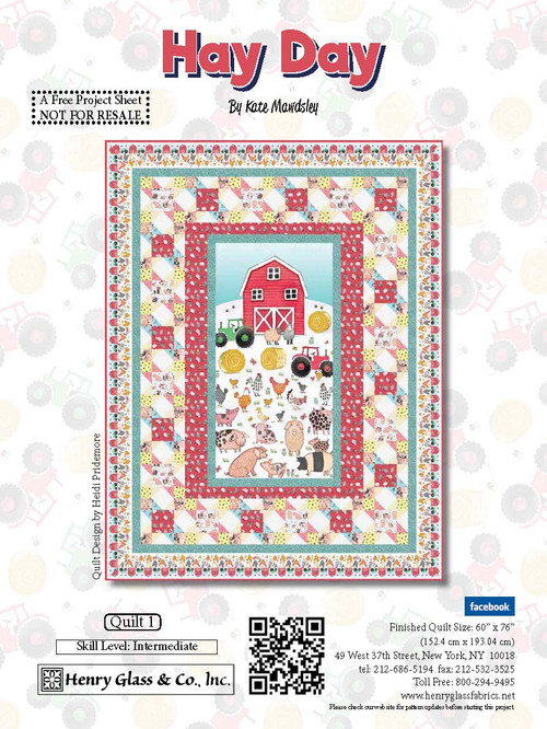 Hay Day Quilt #1 - Henry Glass Fabrics