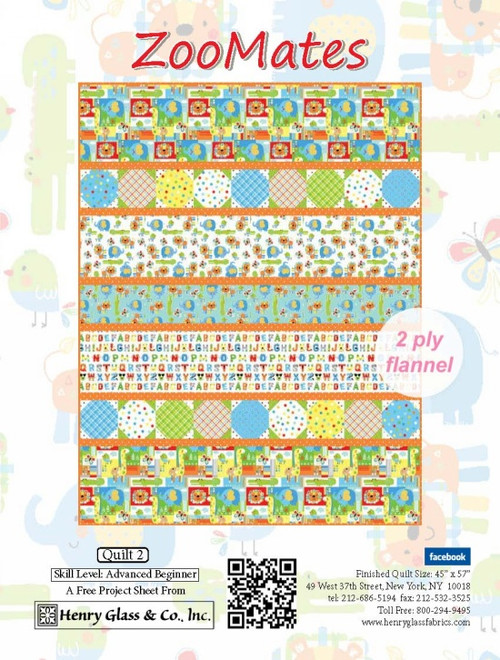 Zoo Mates- Quilt 2 , Projects, Henry Glass & Co., Inc.