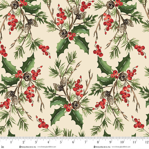 Henry Glass || Pattern Wheel Studio || Berry Chic 108"