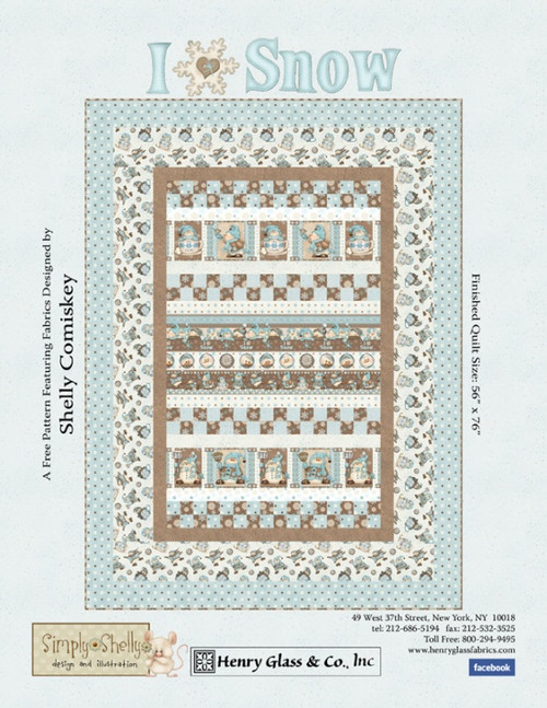 I Love Snow By Shelly Comiskey , Projects, Henry Glass & Co., Inc.