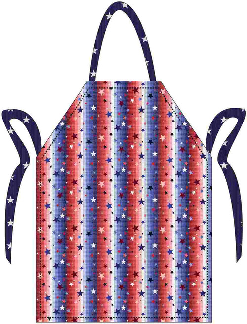 Patriotic Pop - Apron Duet - Henry Glass Fabrics