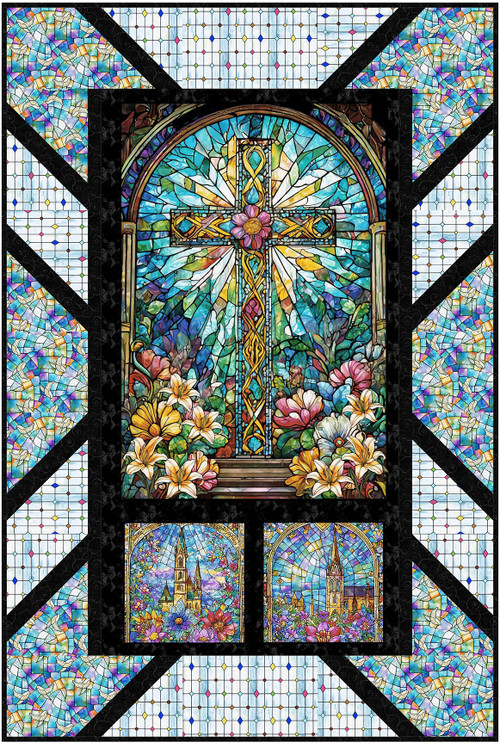 Faith in Full Color - Panel Pop Quilt (24" Panel) - Henry Glass Fabrics