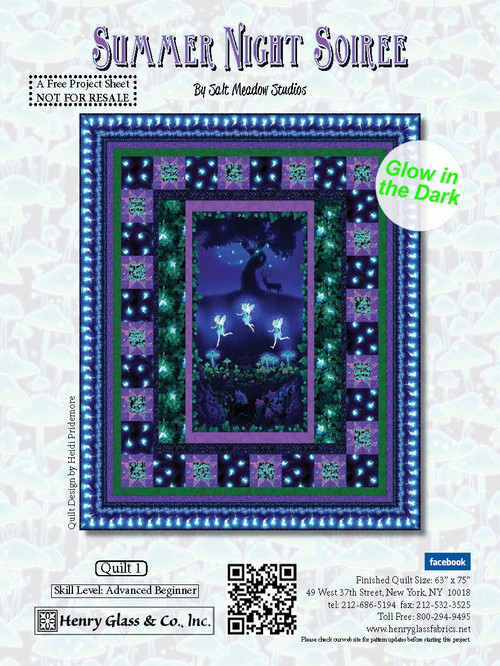 Summer Night Soiree Quilt #1 - Henry Glass Fabrics