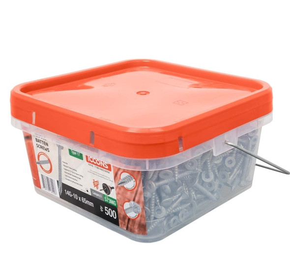 Type 17 - 14g Bugle Batten Screw - Tubs