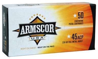 Armscor .45 ACP/Auto FAC4512N Competition Full Metal Jacket FMJ 230 ...