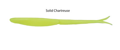 10" Solid Chartreuse 5 Per Pack - Bustem Baits