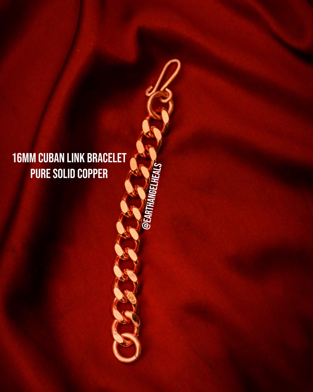 Copper cuban link bracelet store