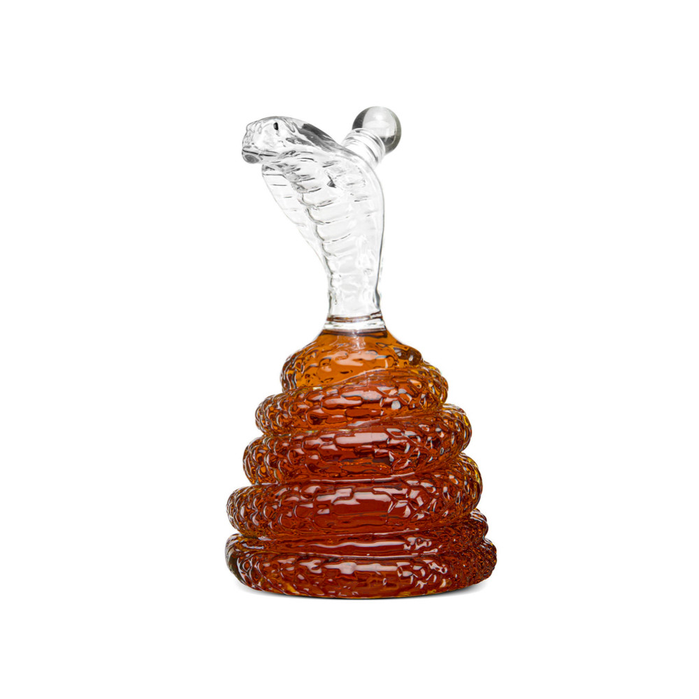 King Cobra Snake Decanter