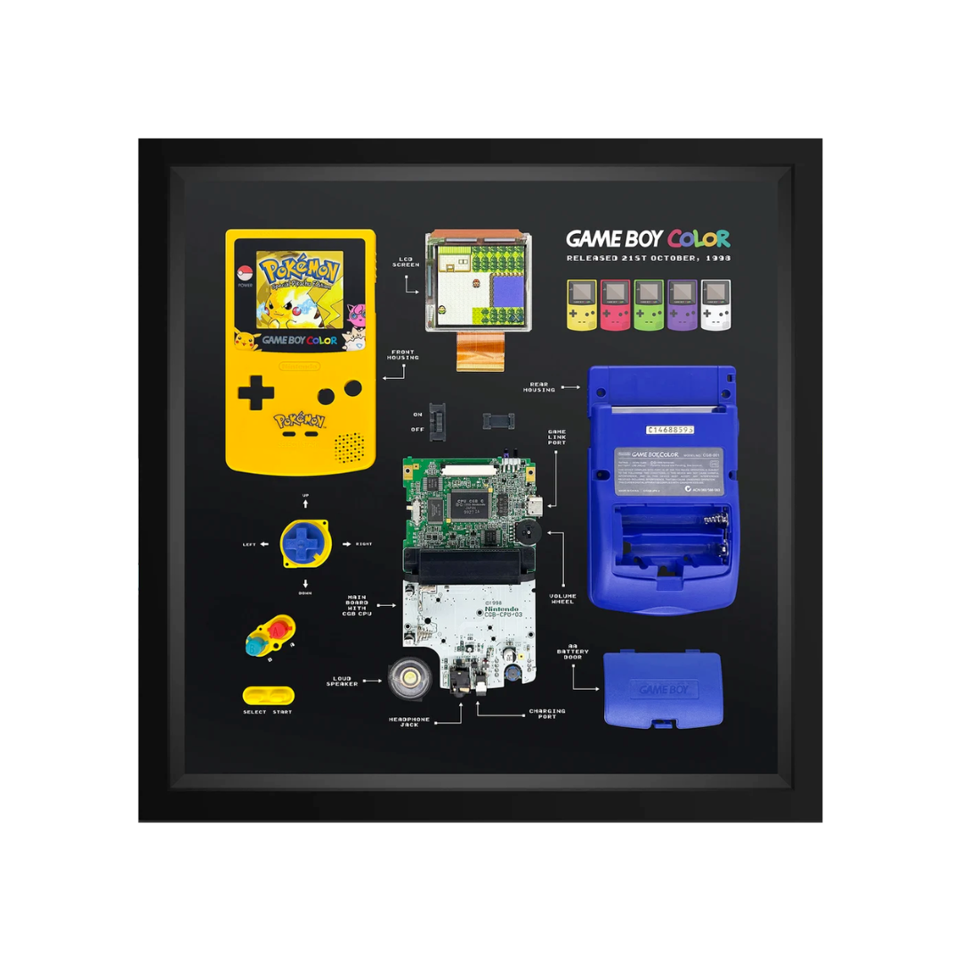 Game Boy Color Pokemon Edition Framed 3D Art—Straight Outta '98, This ...