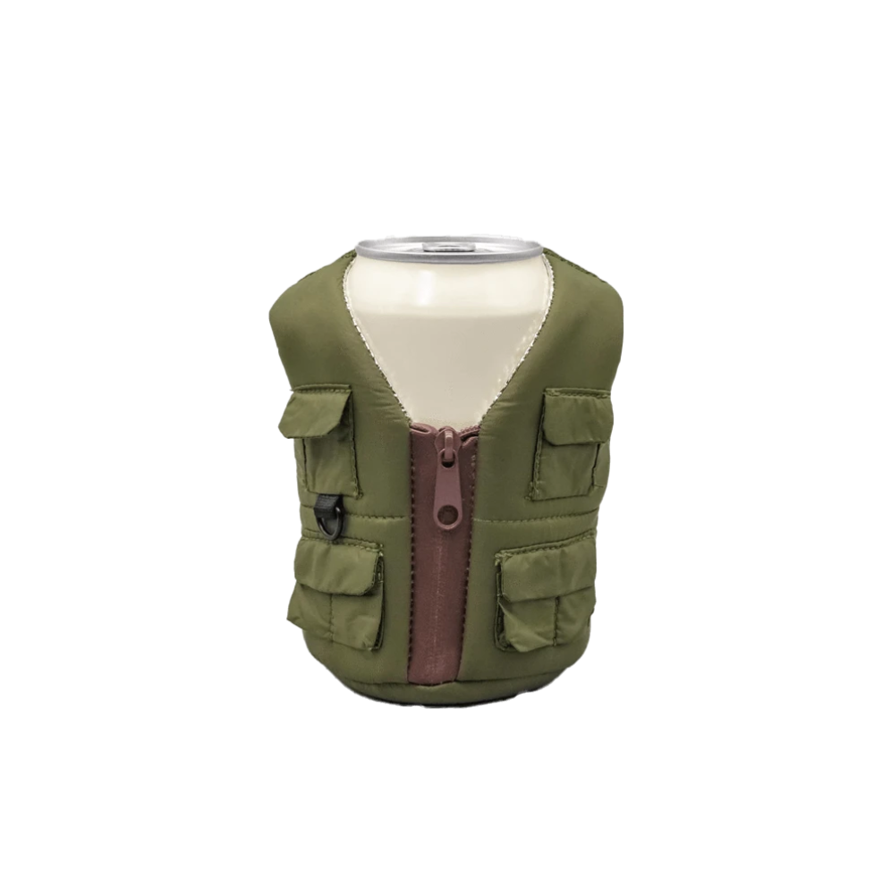 Puffin Beer Adventure Vest Koozie